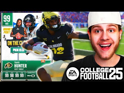 #2 Pick Travis Hunter is WR1 In CUT? College Football 25