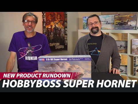 FineScale Modeler unboxes the HobbyBoss F/A-18E Super Hornet and Academy G-Force God Phoenix