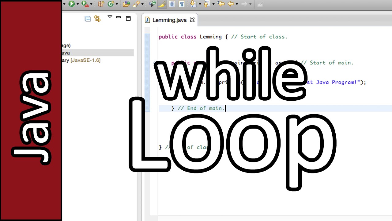 while Loop - Java Programming Tutorial #11 (PC / Mac 2015)