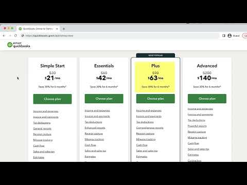 Reports in QuickBooks Subscription Levels