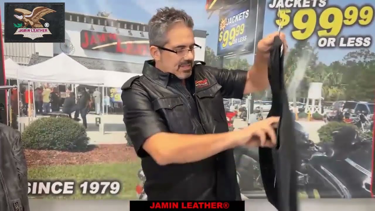VM418K - Premium Lambskin Leather Business Vest 2