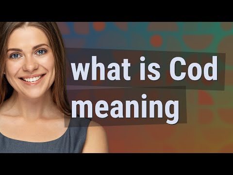 Cod | meaning of Cod