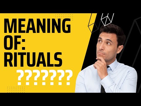 Rituals meaning in Hindi | Rituals ka kya matlab hota hai | Urdu/Hindi explanation