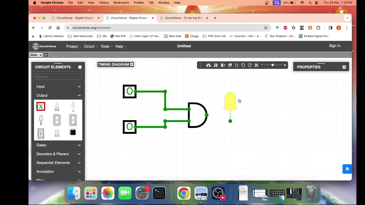 CircuitVerse Basic Simulation-1