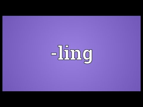 -ling Meaning