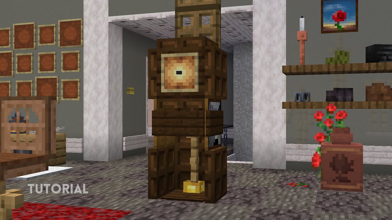 Animated Grandfather Clock Tutorial :: Minecraft