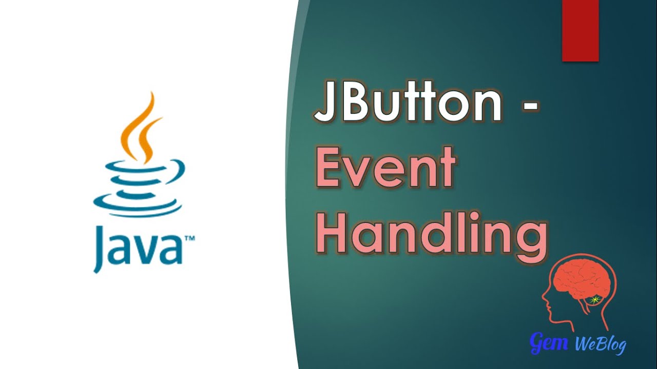 Java Swing GUI Part #12: JButton Event Handling using ActionListener interface|ActionEvent Methods