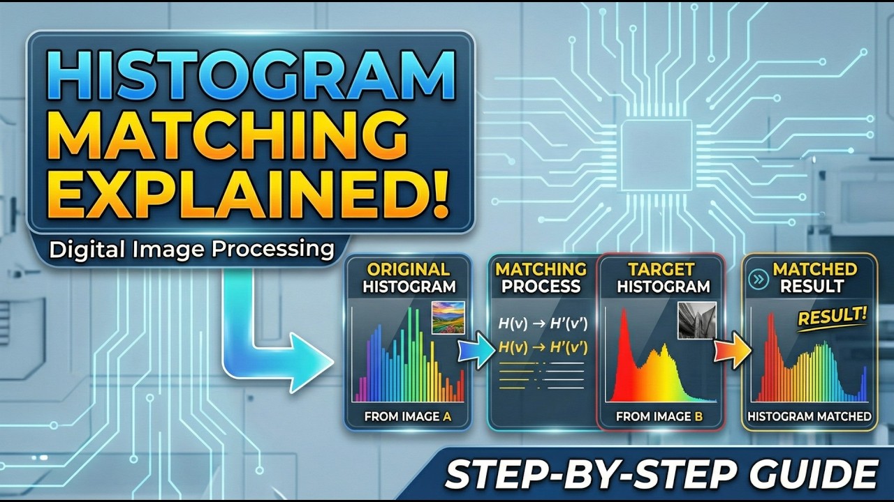 Histogram Matching in Digital Image Processing | Histogram Processing Part-2