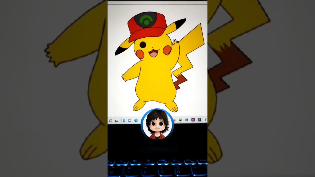 Python🐍 Program To Draw Pikachu | Python Mini Project | Python Tutorials | FOURD CODER