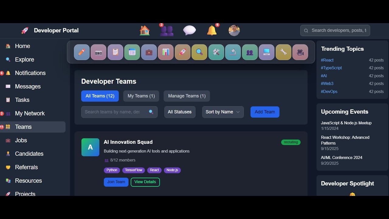 Over Night Software Developers - Software & Social Network