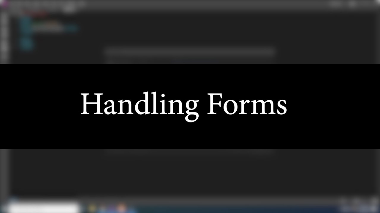 Learn PHP (Part 7) - How to Process a Form - Coding Tutorial