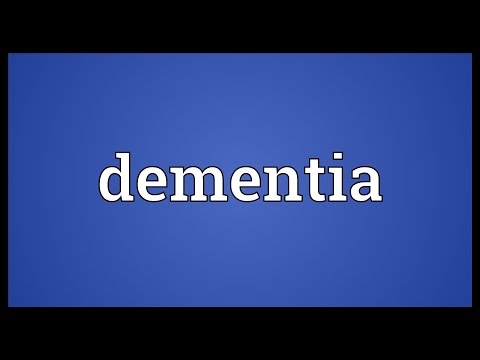 Dementia Meaning
