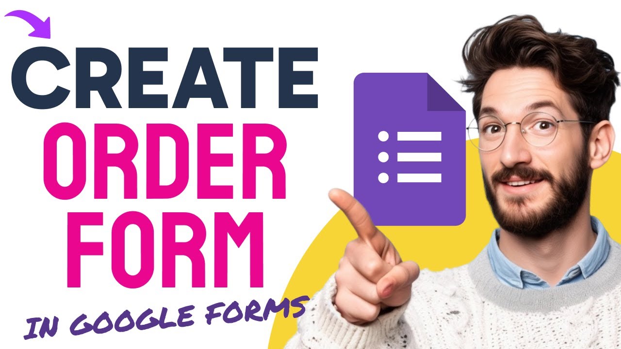 How to MAKE an ORDER FORM on Google Forms (Step by Step)