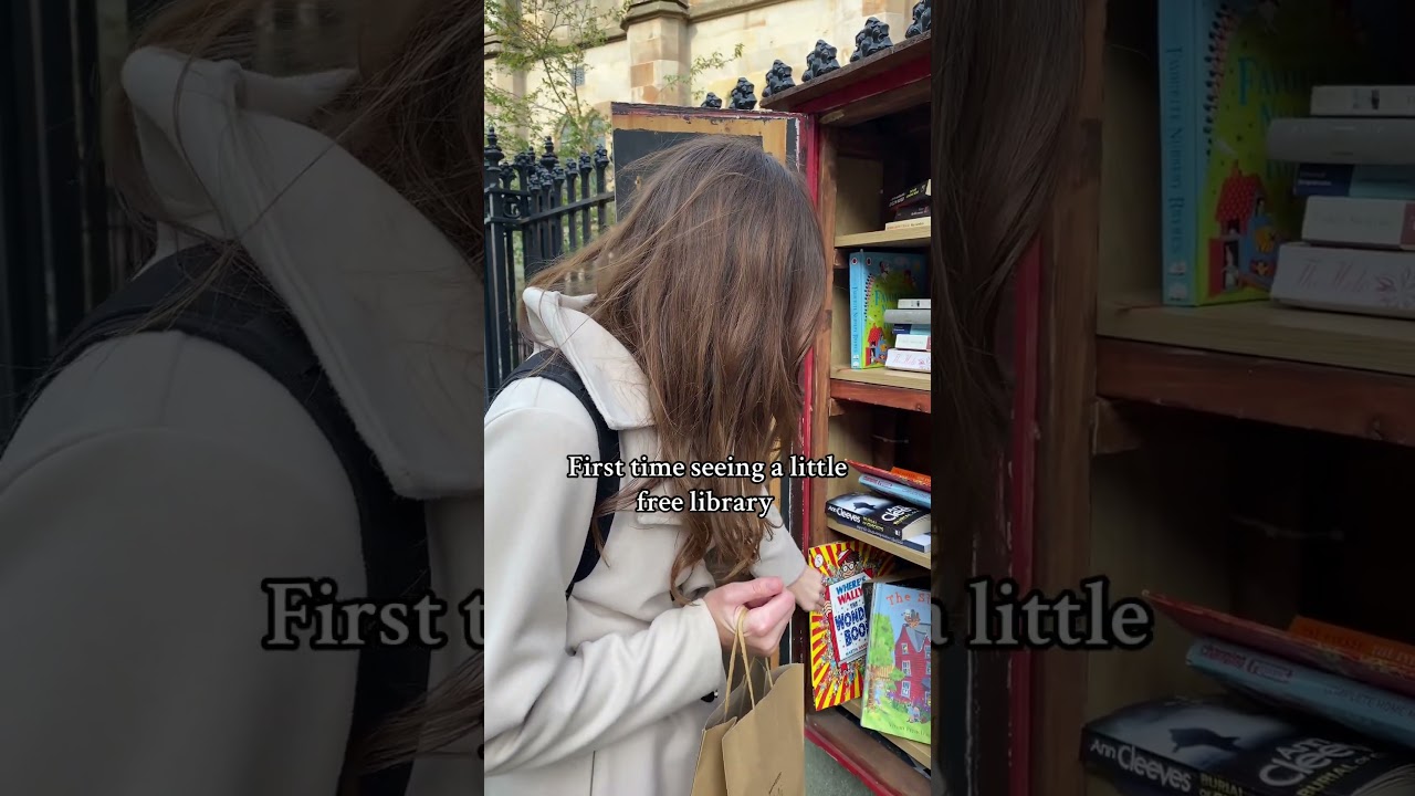Edingburgh free little library #booktok #booktubetbr #bookish #books