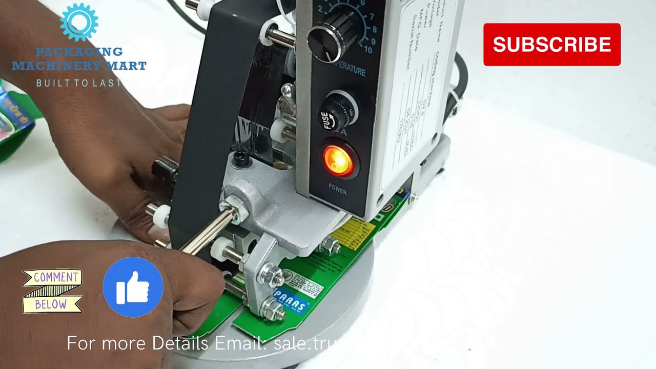 MANUAL BATCH CODING MACHINE | RIBBON PRINTER