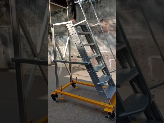 Trolley Ladder - Aluminium Trolley Ladder Manufacturer from Delhi