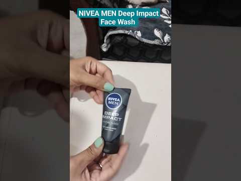 NIVEA MEN Deep Impact Face Wash 🌞🌞#trending #ytshorts #shorts #viral #cosmetics #facewash