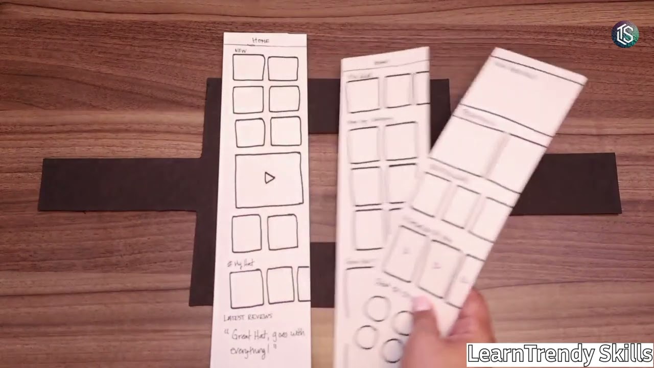 Paper Prototyping for Simple UX Explorations | Low-Fidelity Design Techniques