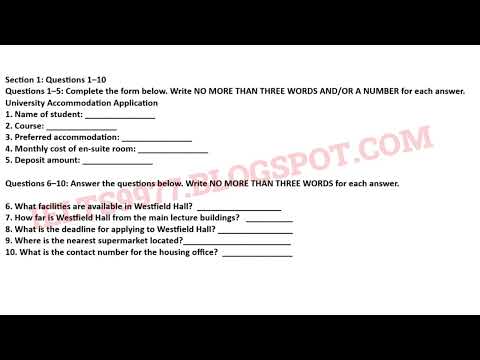 "IDP IELTS Listening Test 2025 – Real Practice Test with Answers!"