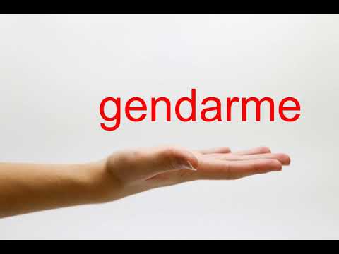 How to Pronounce gendarme - American English