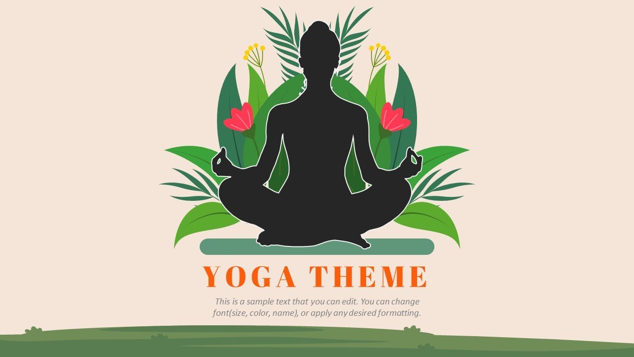 Yoga Theme Animated PowerPoint Slides