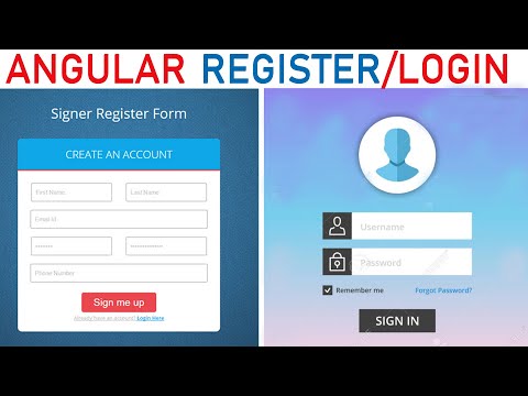 Learn Part 2 Angular 8 Add User PHP MySql CRUD | Login Register 2019 Angular 8 Login Register ...