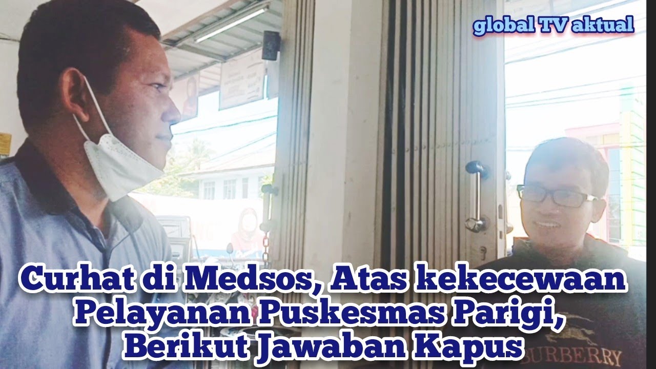 Curhat di Medsos, Atas kekecewaan Pelayanan Puskesmas Parigi, Berikut Jawaban Kapus