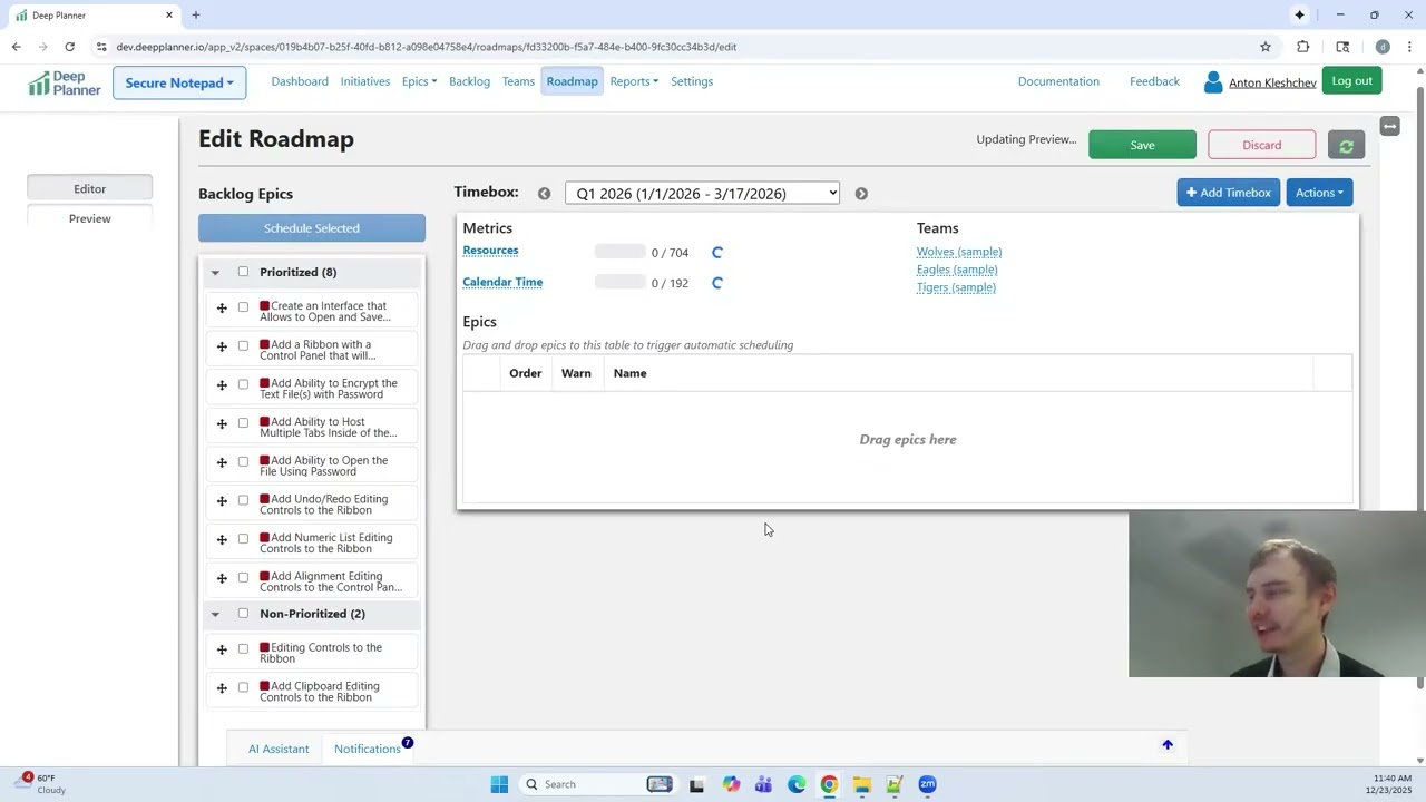 Automated Roadmap Planning with Deep Planner