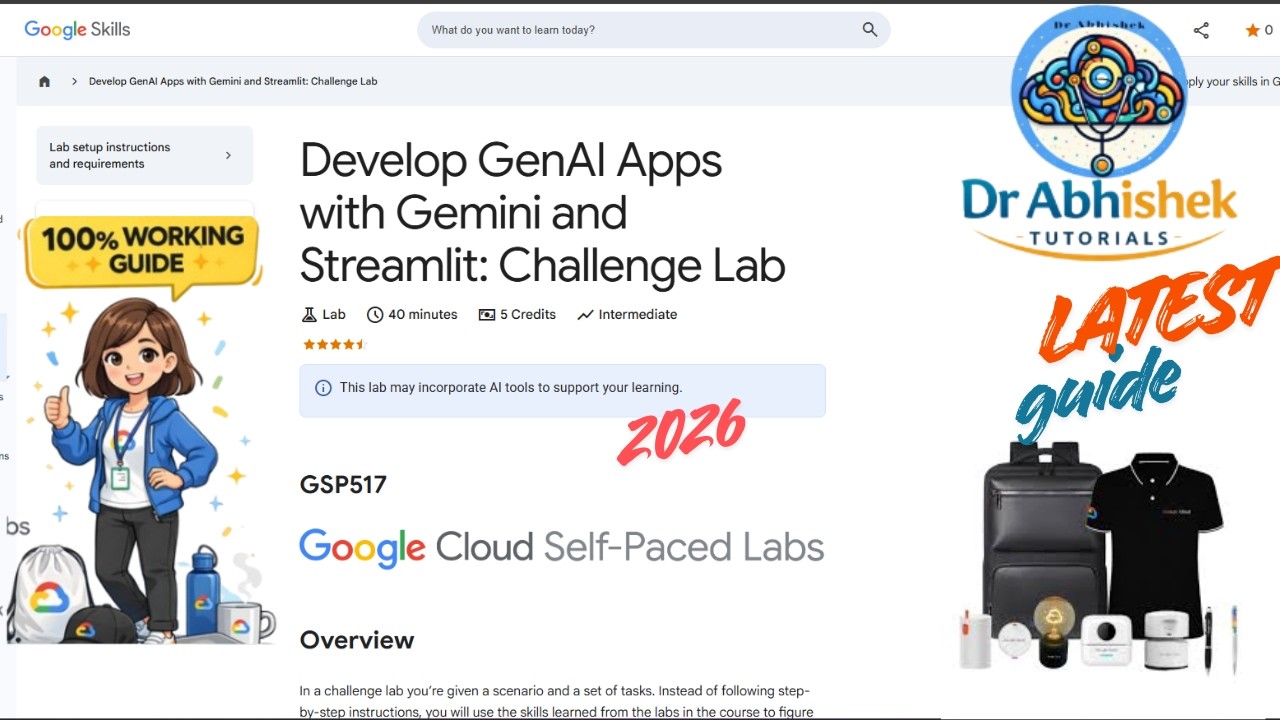 Develop GenAI Apps with Gemini and Streamlit: Challenge Lab | 2026 | Easy Guide #GSP517 #qwiklabs
