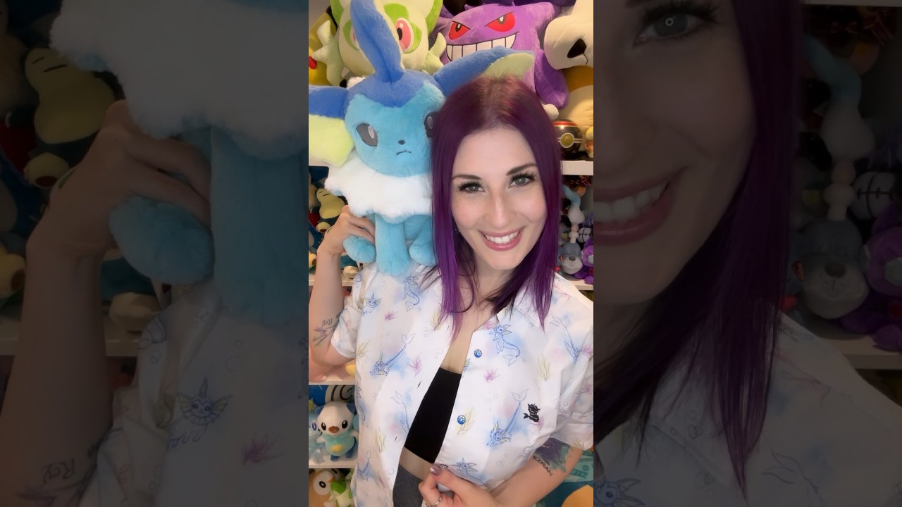 Vaporeon Original Stitch Shirt Unboxing #vaporeon #pokemon #pokemonscarletandviolet #shorts