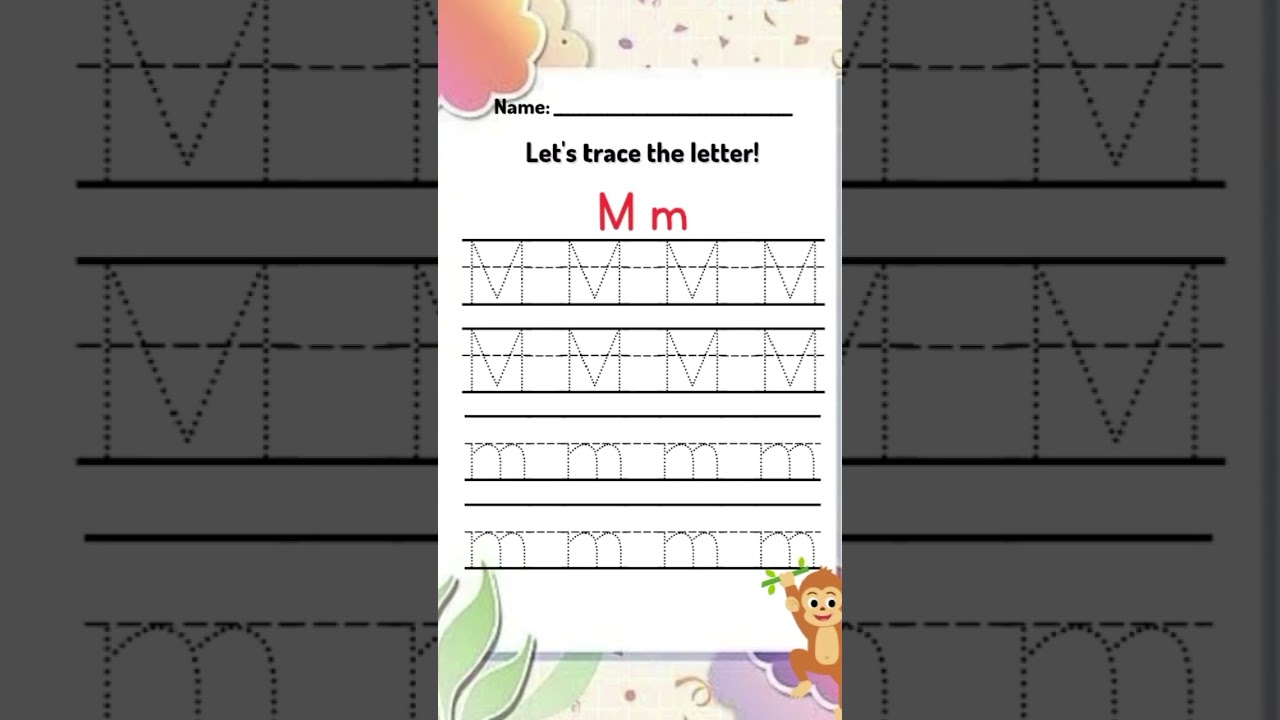 Tracing Alphabets worksheet