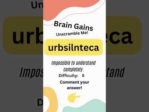 Word Scramble Challenge: Can You Unscramble the Mystery Word? 🧩 #10
