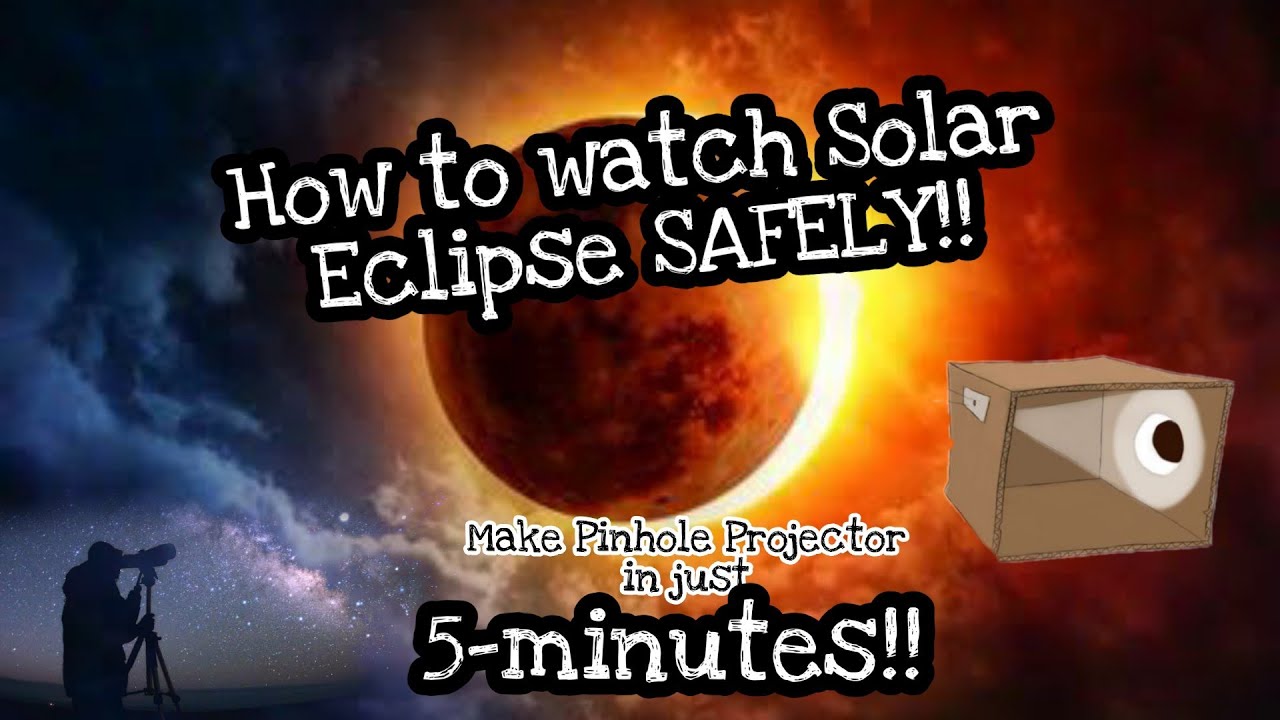 How to make Pinhole Projector? | Solar Eclipse 2020| DIY