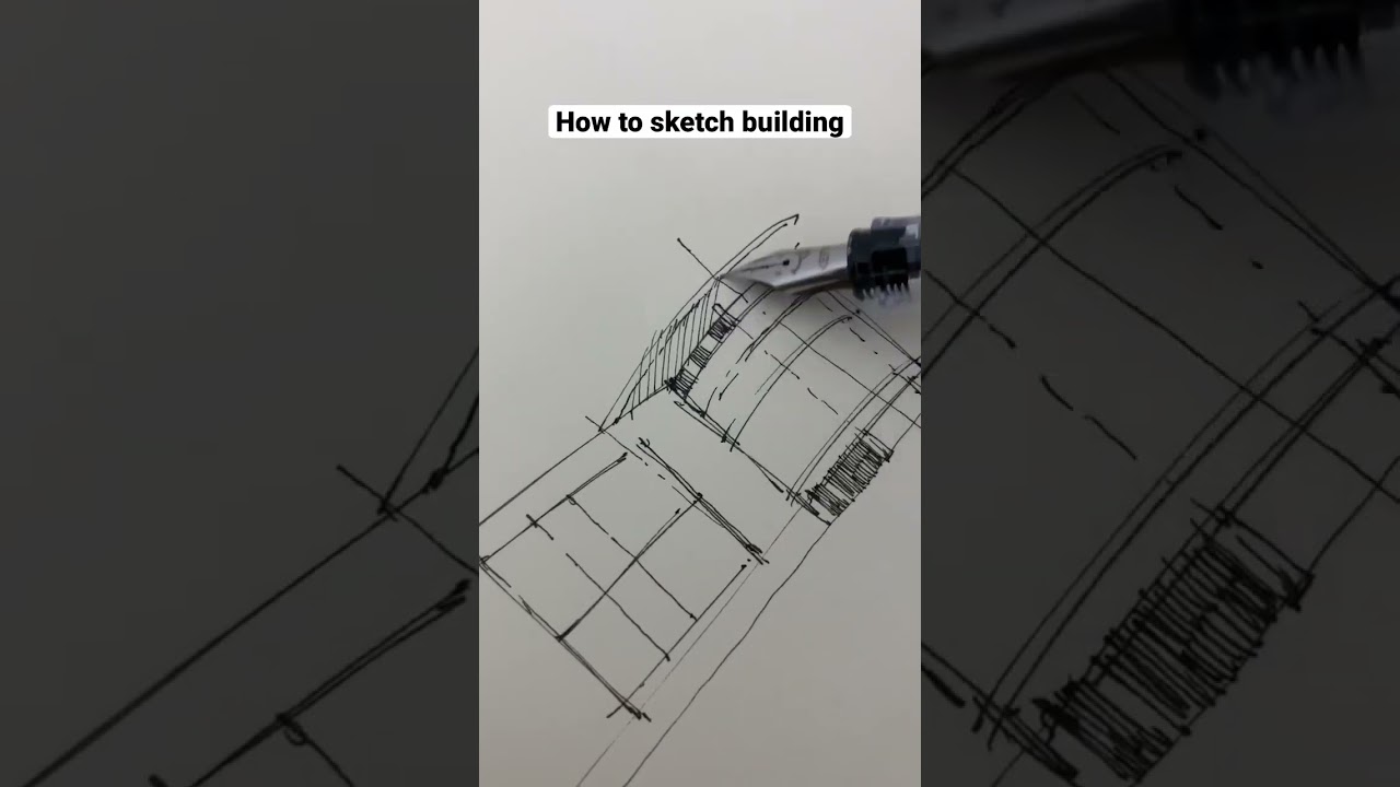 How to sketch building