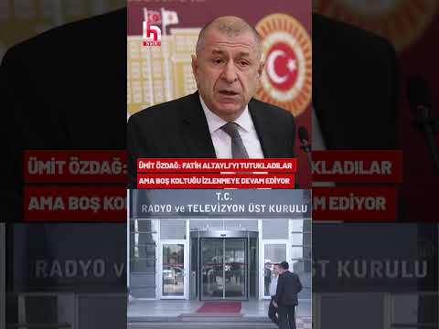 Ümit Özdağ: #HalkTV'yi seyreden kimse bu televizyonların başına bir şey gelirse A Haber'i seyretmez!