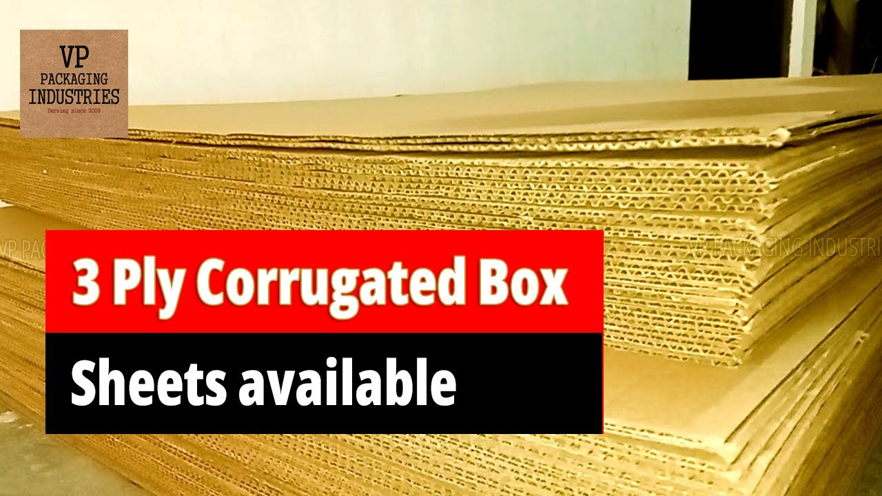 Corrugated sheets 3ply, Corrugated Box Manufacturer In Delhi