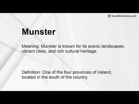 Munster Meaning