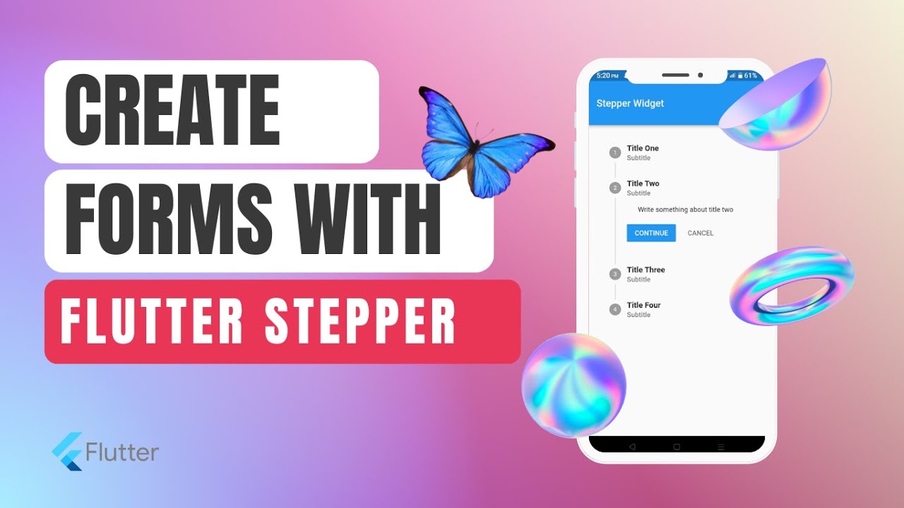 #flutter || Stepper Widget in Flutter || Stepper Form in Flutter || Flutter Forms