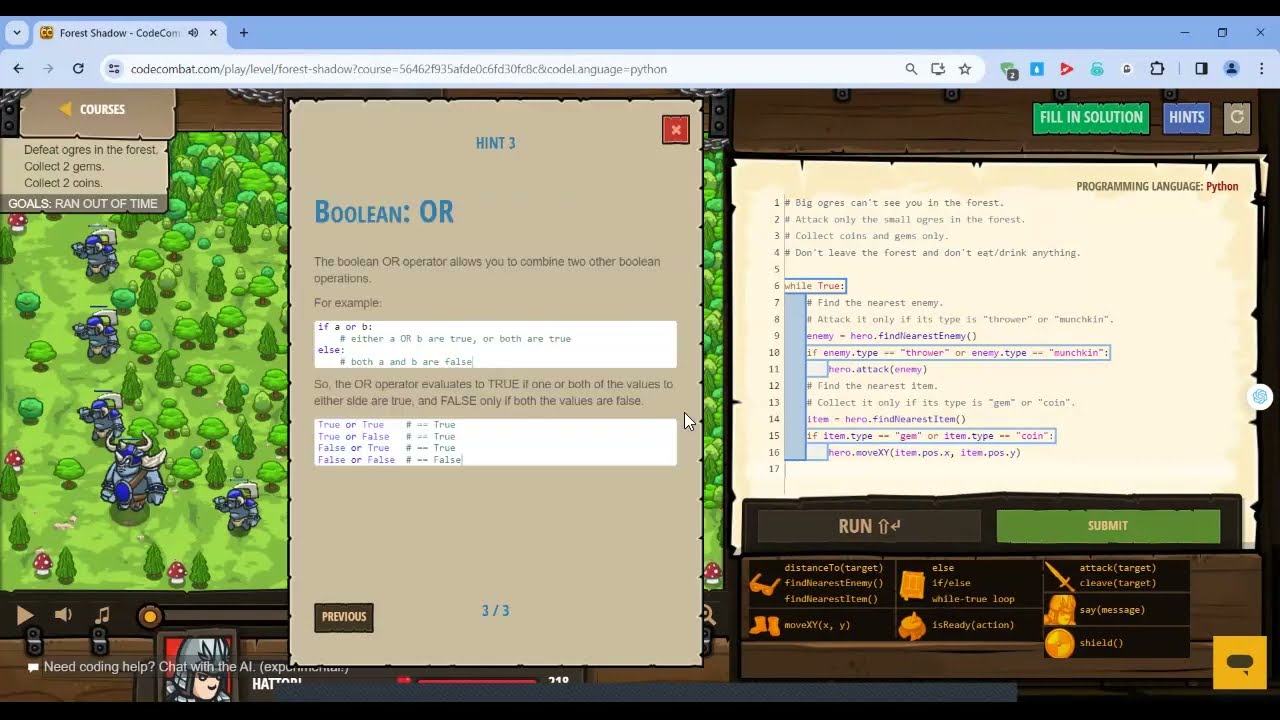 Python for Kids | 28FOREST SHADOW Step-by-Step Coding Tutorial (Beginner Friendly)