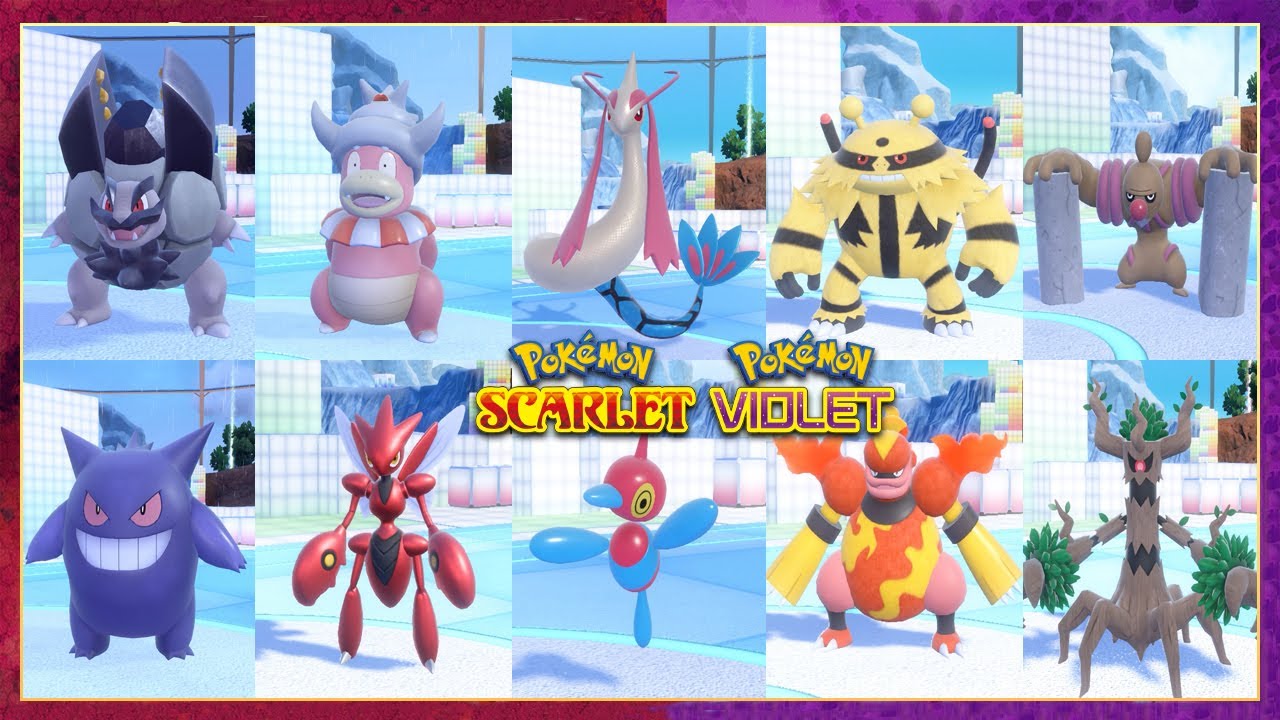 Pokemon Scarlet & Violet All Pokemon Trade Evolves From Gen (1-6)