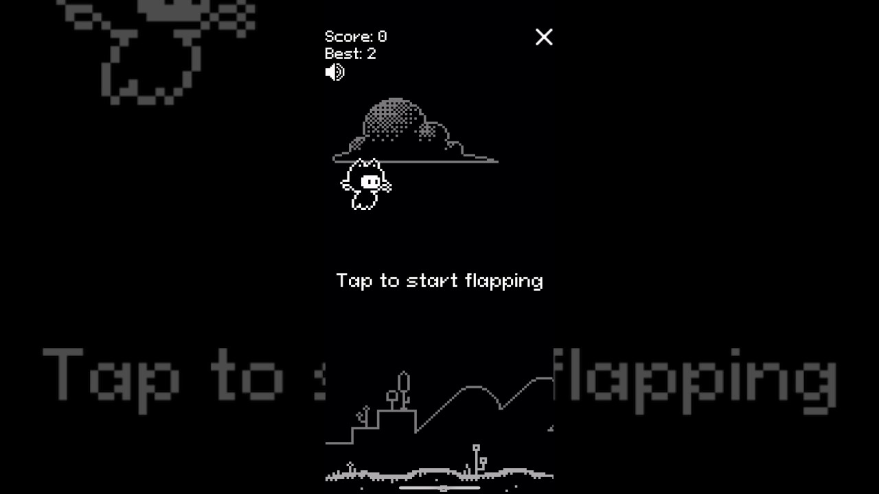 free to play flappy bird game like in github on ios #flappybird #github #ios #game #videos #fyp