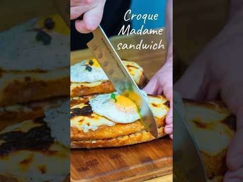 Crispy Croque Madame breakfast sandwich! Miarti Chef????