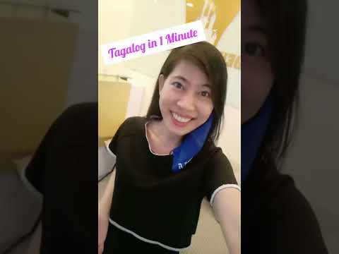 Tagalog in One Minute | Tagalog Word of the Day | Learn to Speak Filipino w/ Tutor of Manila 2023