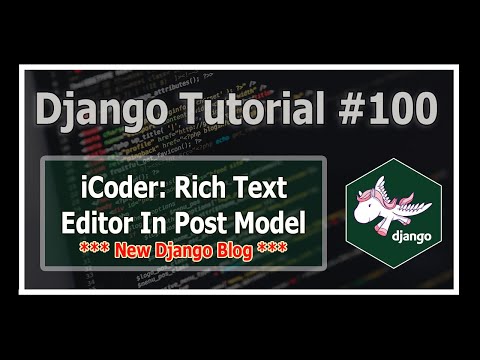 Learn Integrating TinyMCE Editor in Django Admin | Python Django Tutorials In Hindi 100 - Mind ...