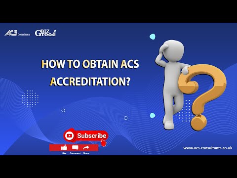 How to obtain ACS Accreditation?