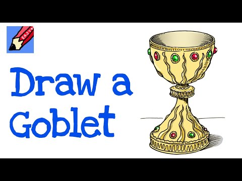 How to Draw a Goblet Easy – Step by Step – Shoo Rayner