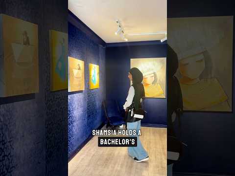 Afghan female artist βs Exhibition in London #afghan #london #shamsaihasaani #arianamagazine