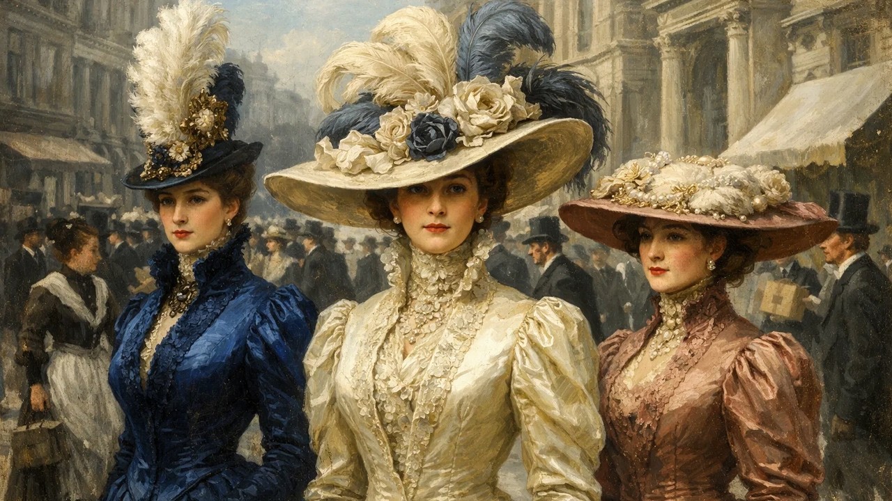 Gilded Age Hats: The “Elegant Style” That Had a Hidden Purpose