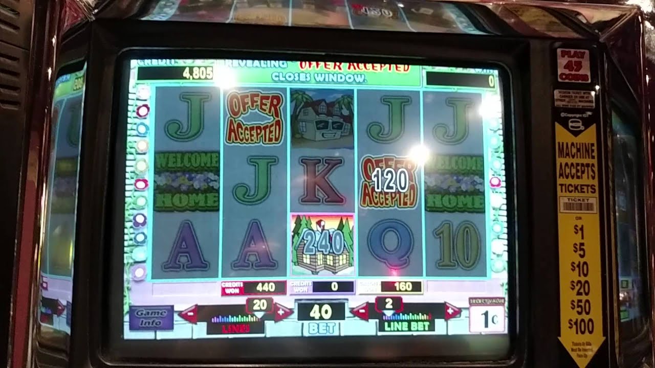 OLD SCHOOL IGT WELCOME HOME HOUSE HUNTING BONUS ROUND