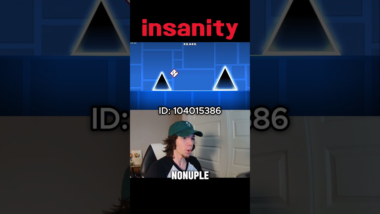 insanity 💀 #geometrydash